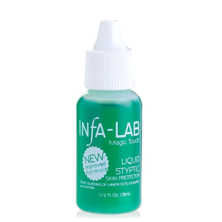 Infa-lab Magic Touch Liquid Styptic Skin Protector – Religion Nail Supply